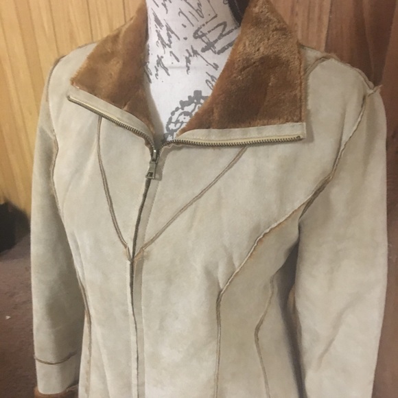 Frequency | Jackets & Coats | Suade Leather Jacket | Poshmark